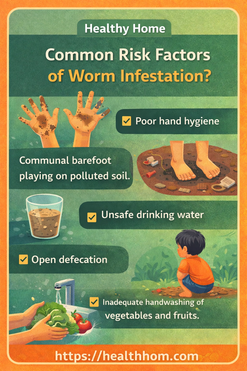 Worm Infestation in children : Symptoms, Causes & Prevention