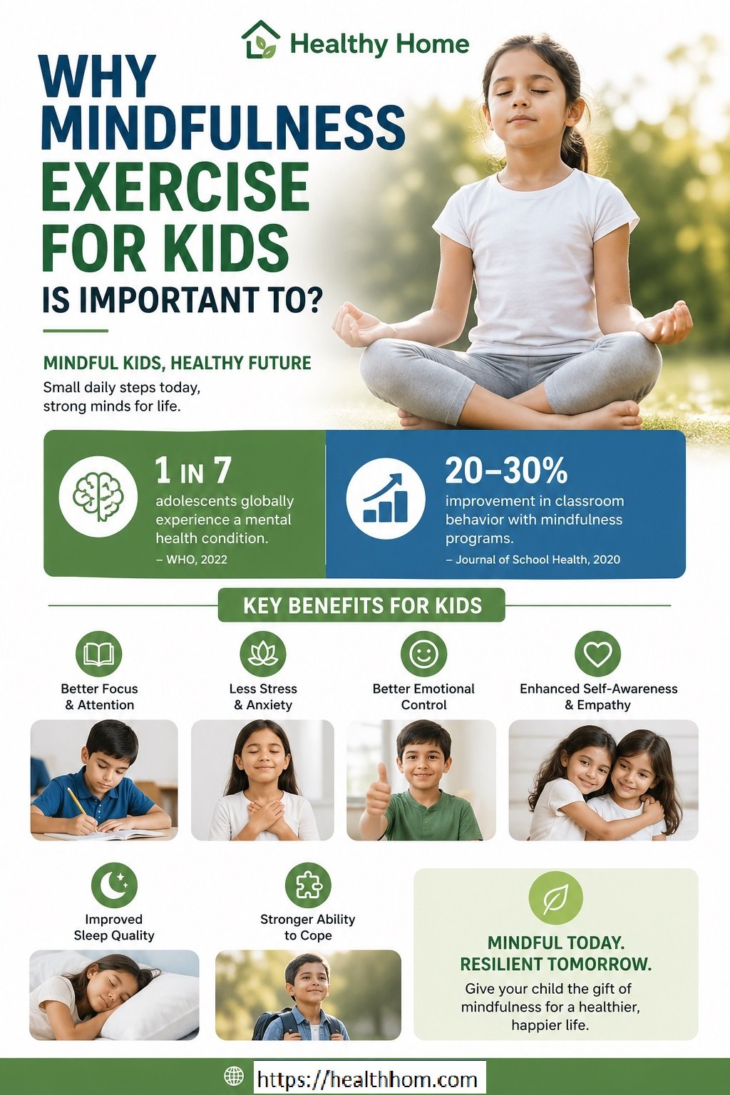 5 Minute Mindfulness Exercise for Kids & Teens to Improve Focus ...